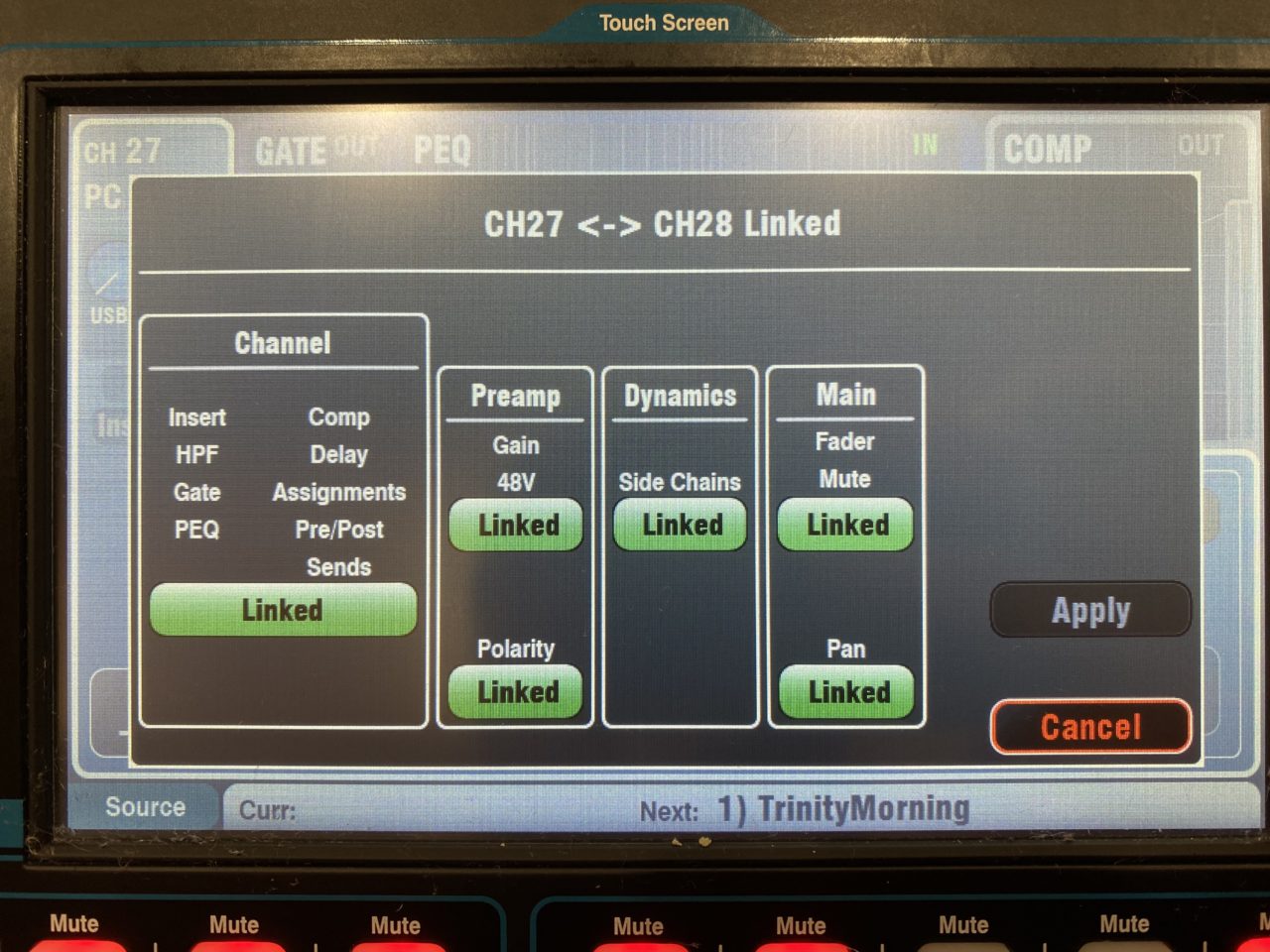 Connect Windows PC to Allen & Heath QU32 – Trinity Methodist Church Lisburn
